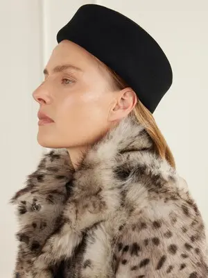 GIGI BURRIS MILLINERY Odette Wool-felt Pillbox Hat