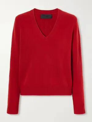 NILI LOTAN Emma Cashmere Sweater - Red