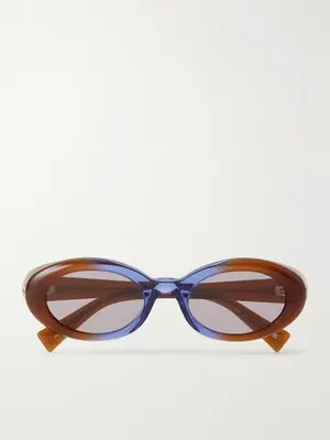 Miu Miu Round-frame Acetate Sunglasses - Multi
