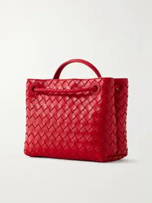 Bottega Veneta Andiamo Intrecciato Leather Shoulder Bag