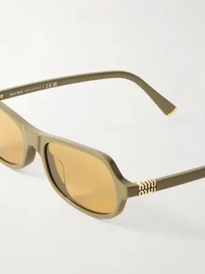 Miu Miu Square-frame Acetate Sunglasses