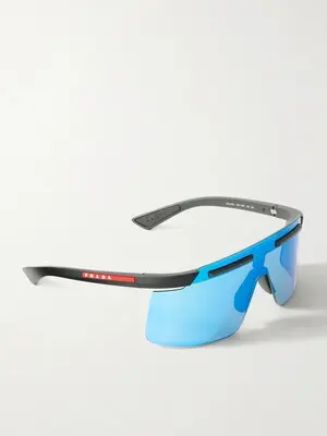 Prada Shield D-frame Acetate Sunglasses