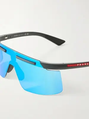 Prada Shield D-frame Acetate Sunglasses