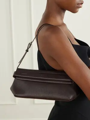 Calvin Klein Astran Leather Shoulder Bag