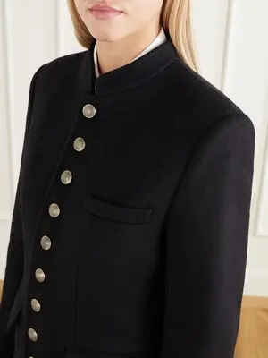 NILI LOTAN Stetson Felted Virgin Wool Coat