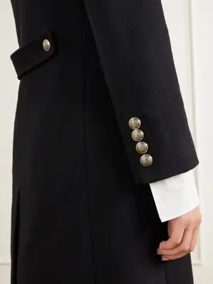 NILI LOTAN Stetson Felted Virgin Wool Coat