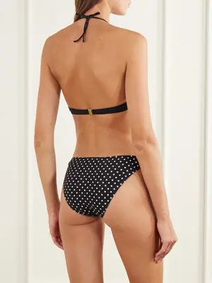 NILI LOTAN Polka-dot Bikini Briefs