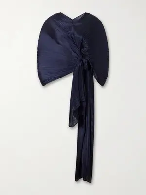 Issey Miyake Madame-t Plissé Blouse - Blue