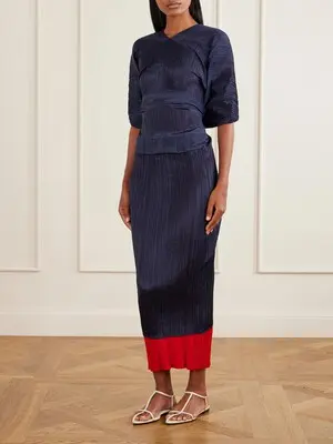Issey Miyake Madame-t Plissé Blouse