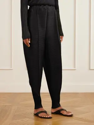 Issey Miyake Cocoon Plissé Tapered Pants