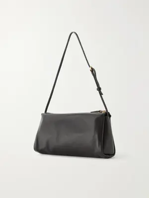 Calvin Klein Briar Leather Shoulder Bag