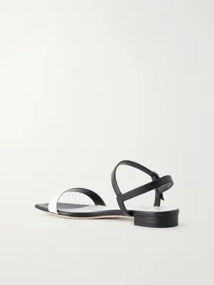 Manolo Blahnik Mabe 10 Leather Sandals