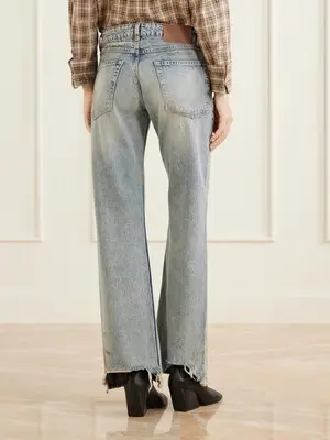 Our Legacy Rover Cut Distressed Mid-rise Bootcut Jeans