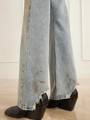 Our Legacy Rover Cut Distressed Mid-rise Bootcut Jeans