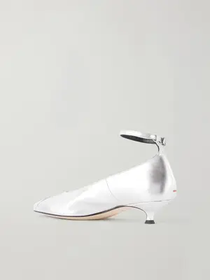 AeydĒ Priya 35 Metallic-leather Pumps
