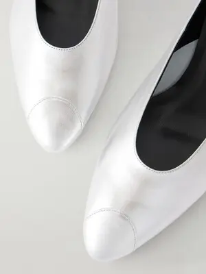 AeydĒ Priya 35 Metallic-leather Pumps