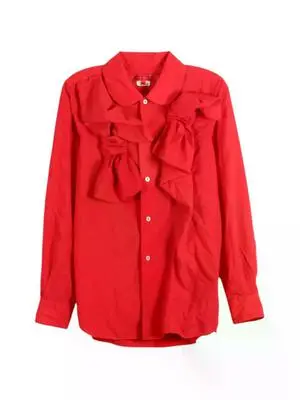 Comme Des Garçons Bow-embellished Shirt - Red