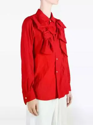 Comme Des Garçons Bow-embellished Shirt