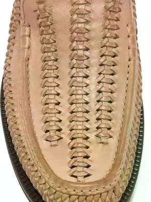 Brunello Cucinelli Woven Leather Loafers