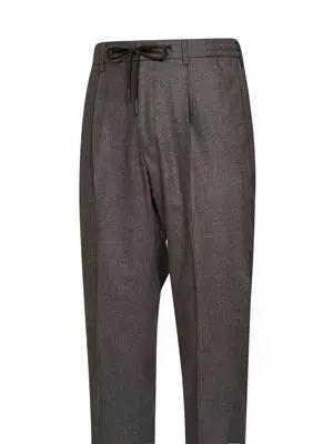Tagliatore Pleated Drawstring Trousers