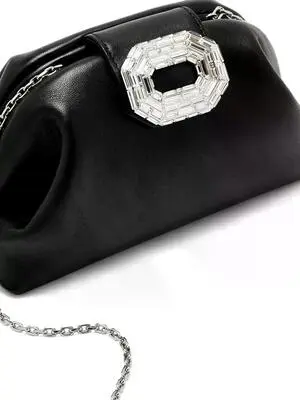 Amina Muaddi Camelia Clutch Nappa