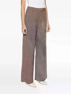 THE FRANKIE SHOP Brickell Trousers Glen Plaid