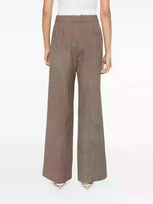 THE FRANKIE SHOP Brickell Trousers Glen Plaid