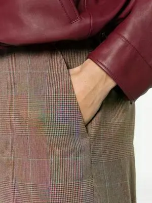 THE FRANKIE SHOP Brickell Trousers Glen Plaid
