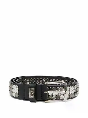 DIESEL® B-full Mix Rivets Belt - Black