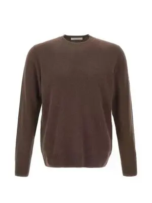 DIKTAT Ribbed-trim Sweater - Brown