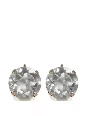 Balenciaga Gala Earrings Set In Dark / Crystal - Gold