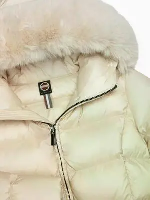 COLMAR Faux-fur Trim Long Padded Jacket