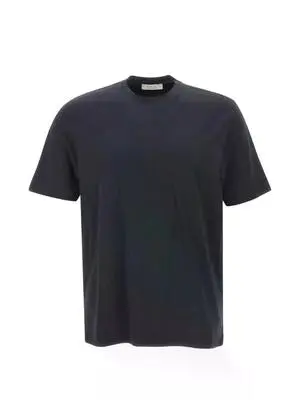 DIKTAT Crew-neck Cotton T-shirt - Blue
