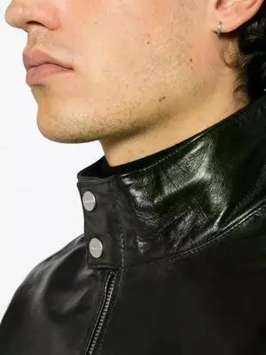 Calvin Klein Leather Zip Jacket
