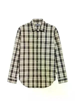 Balenciaga Regular Fit Shirt In White/black - Neutrals