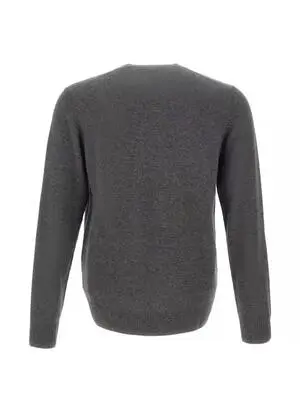 DIKTAT Ribbed-trim Sweater - Grey
