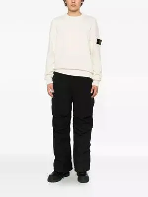 Stone Island Knitted Logo Patch Sweater
