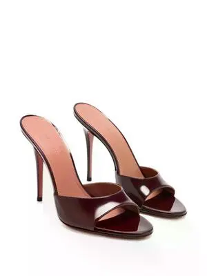 Amina Muaddi Elodie Sandals - Red