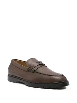 TOD'S T Timeless Gomma Loafers - Brown