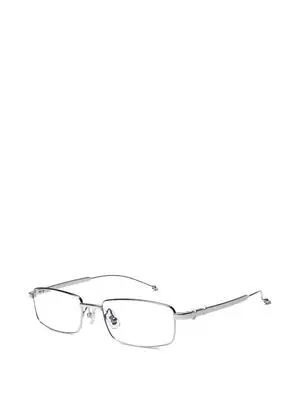 MAISON MARGIELA Rectangle-frame Glasses - Silver