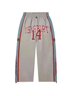 VALE FOREVER Logo-print Panelled Track Pants - Neutrals
