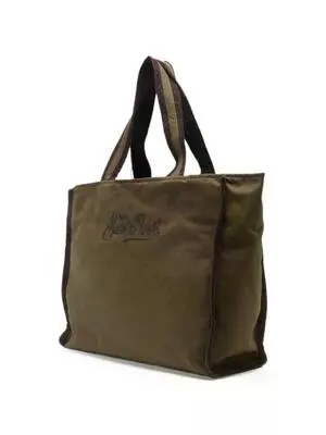 MC2 SAINT BARTH Vanity Wax Corduroy-trim Shouder Bag
