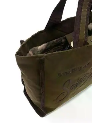MC2 SAINT BARTH Vanity Wax Corduroy-trim Shouder Bag
