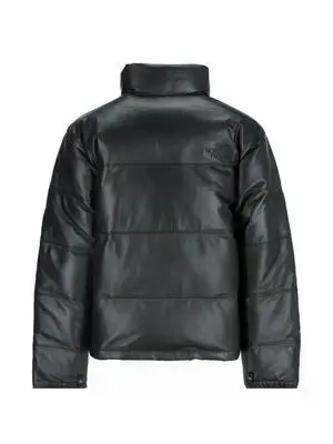 The North Face Quilted Leather Puffer Jacket
