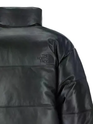 The North Face Quilted Leather Puffer Jacket