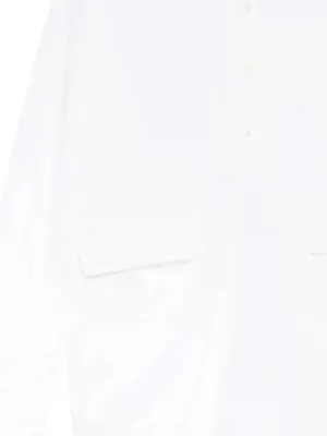 Undercover Round Neck Button-up Shirt