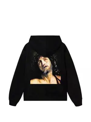 REVENGE Graphic-print Logo-print Hoodie - Black