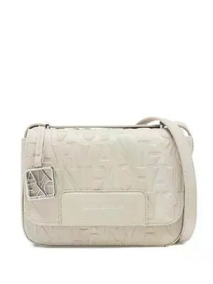 Armani Exchange Logo-embossed Cross Body Bag - Neutrals