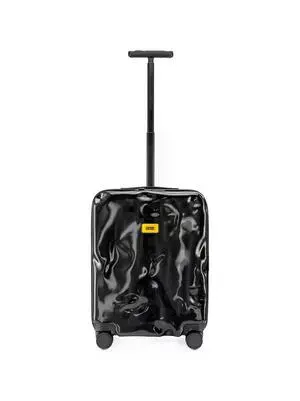 CRASH BAGGAGE Dented-effect Cabin Suitcase - Black