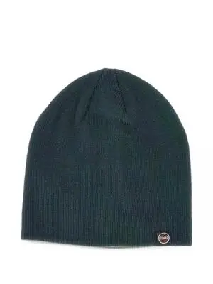 COLMAR Plain Knit Beanie Hat - Blue